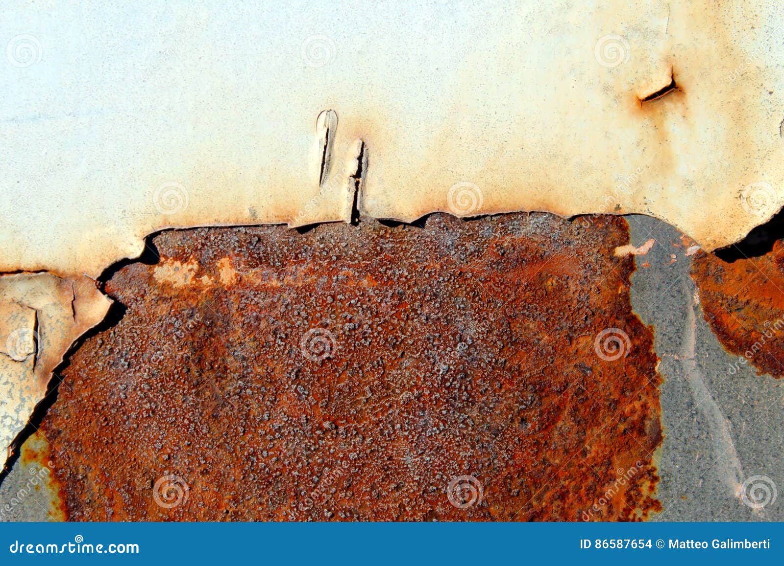 Rust on metal stock photo. Image of metallic, weathering - 86587654