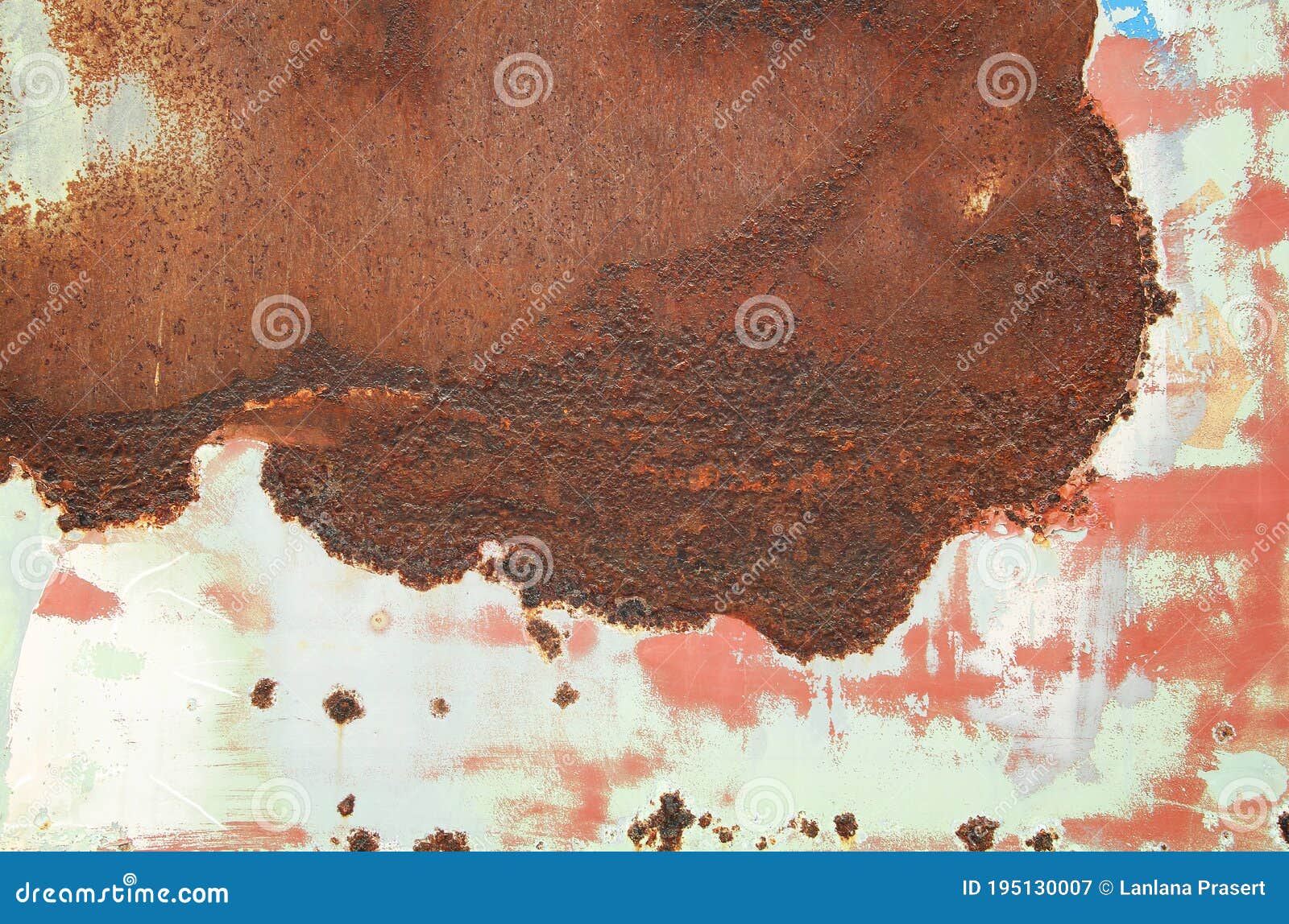 Rust Metal and Paint for Texture and Background Stock Image - Image of ...
