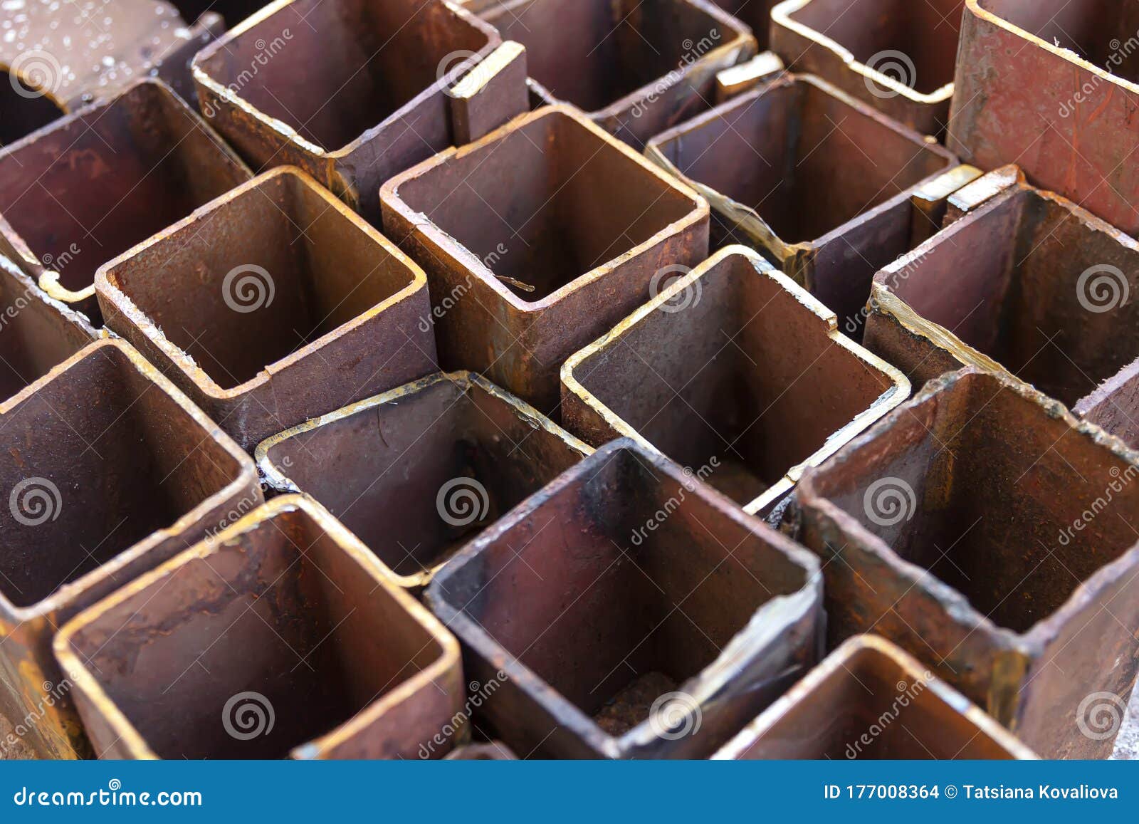 Rust Metal Pipes from Old Industrial Warehouse Stock Photo - Image of ...