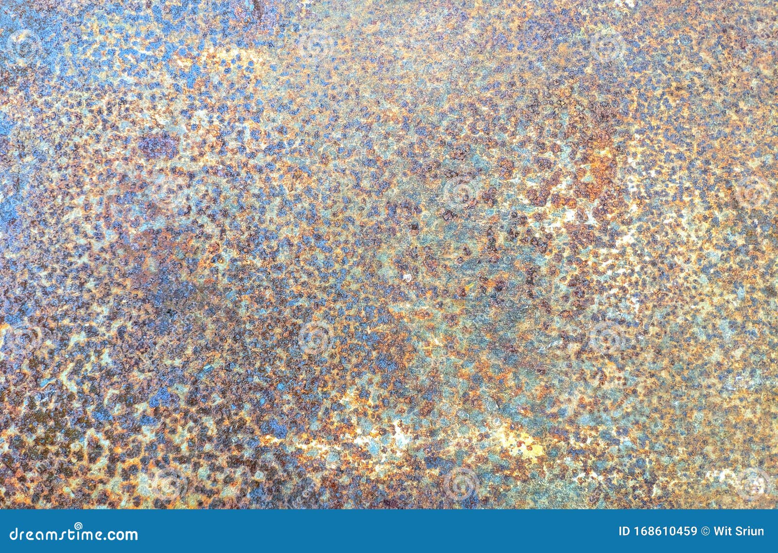 Rust on the metal plate stock image. Image of metal - 168610459