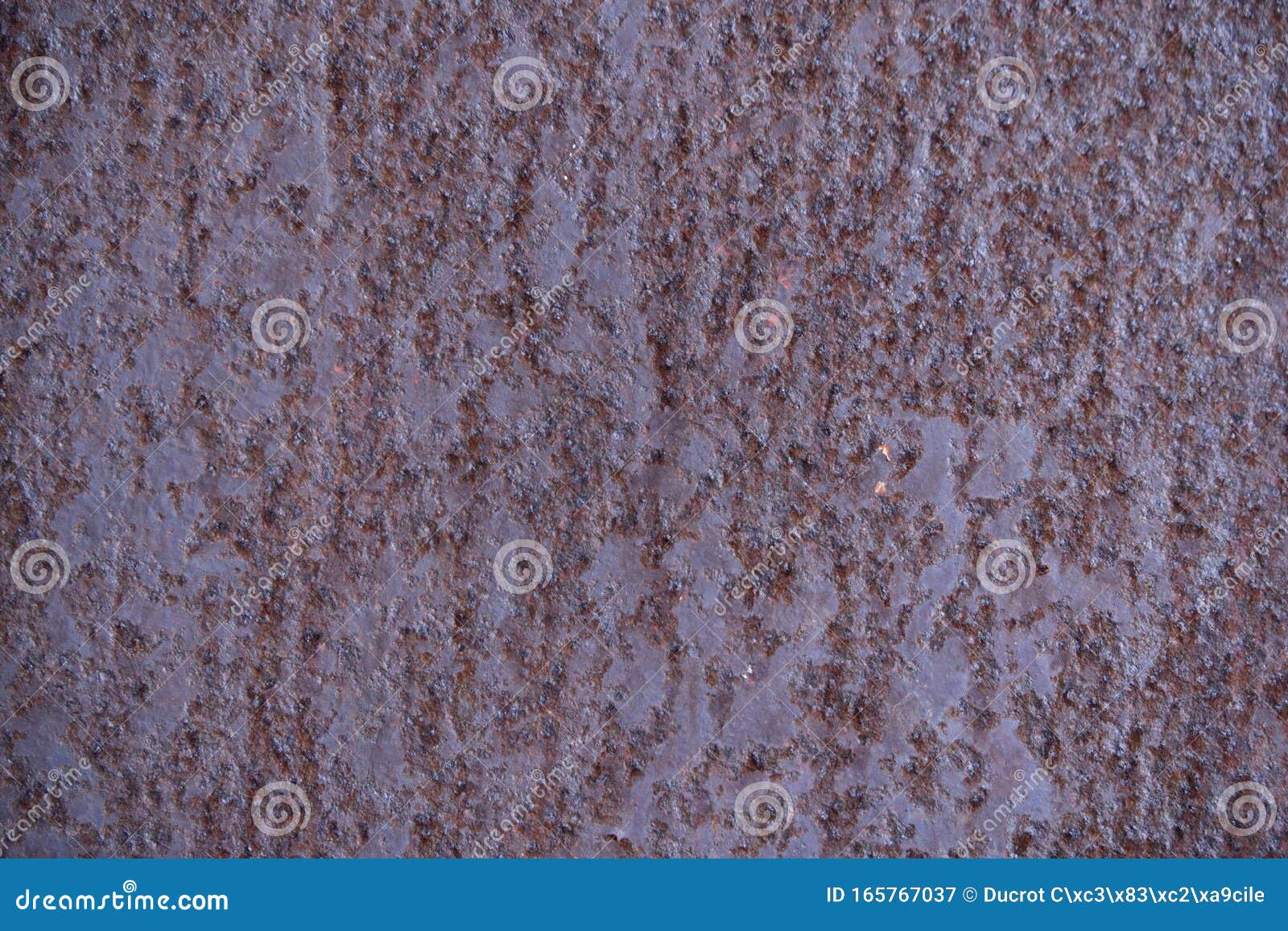 Rust on a metal plate stock illustration. Illustration of metallic ...