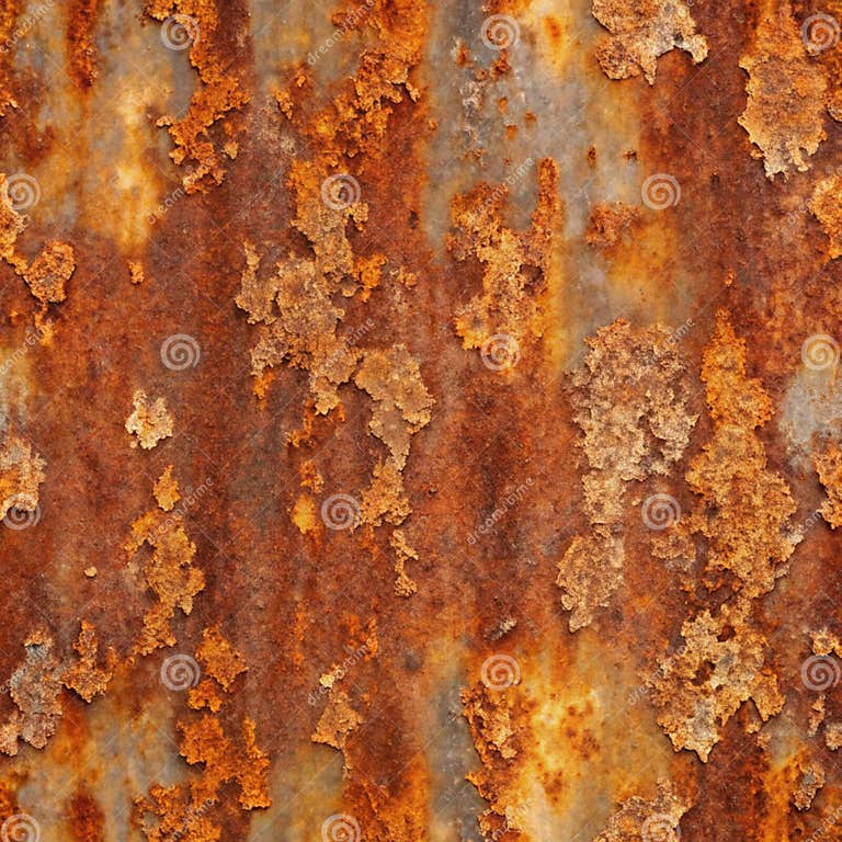 Rust Metal Sheet Texture for 3D Mapping and Industrial Designs Stock ...