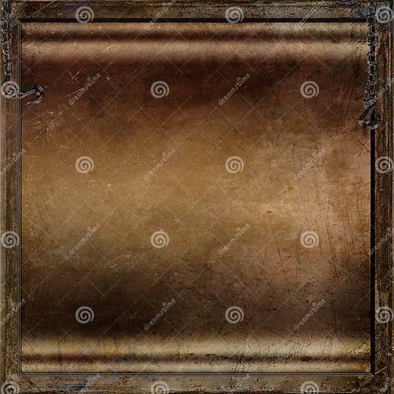 Rust Metal Steampunk Background Stock Illustration - Illustration of ...