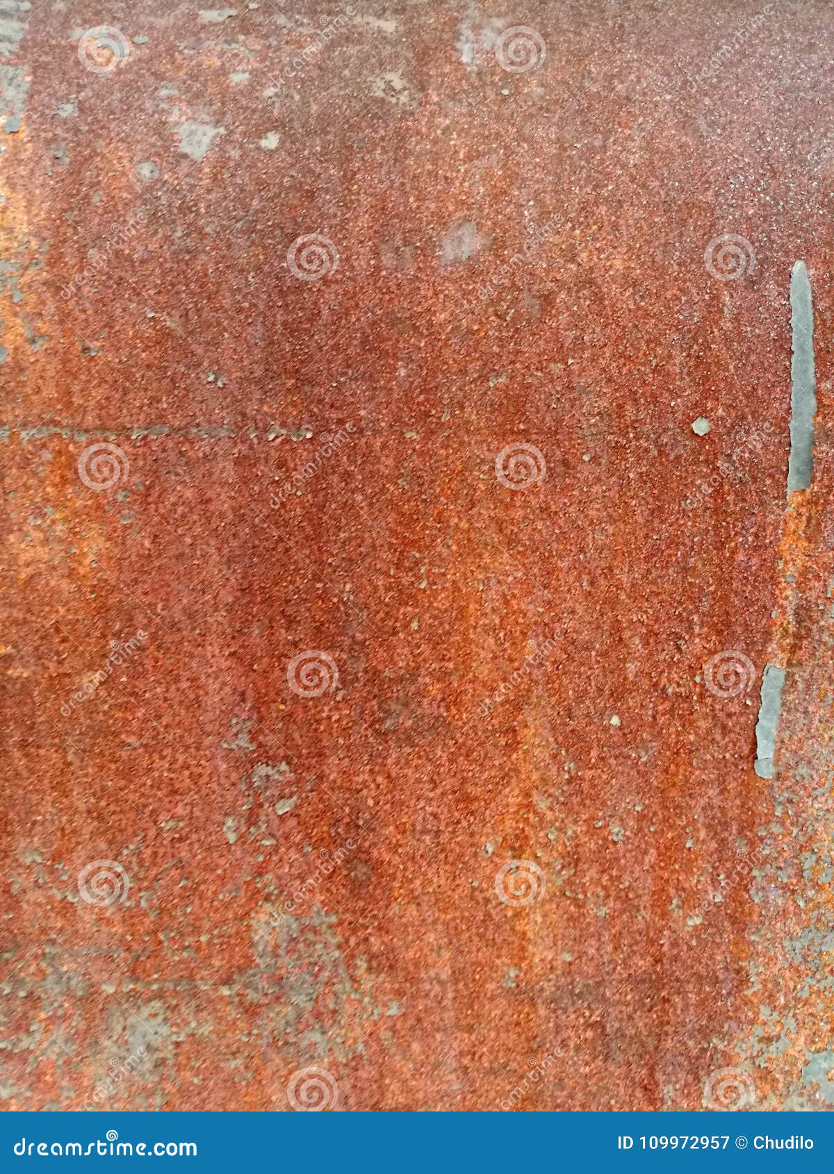 Rust on Metal Surface Covered with Paint Stock Image - Image of ancient ...