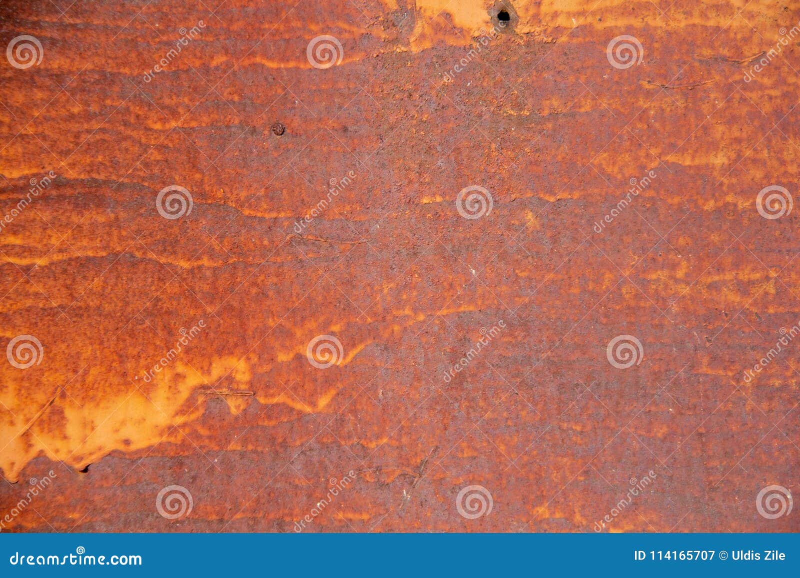 Rusted Metal Texture Background. Strong Rust. Hard Decay of Metal in ...