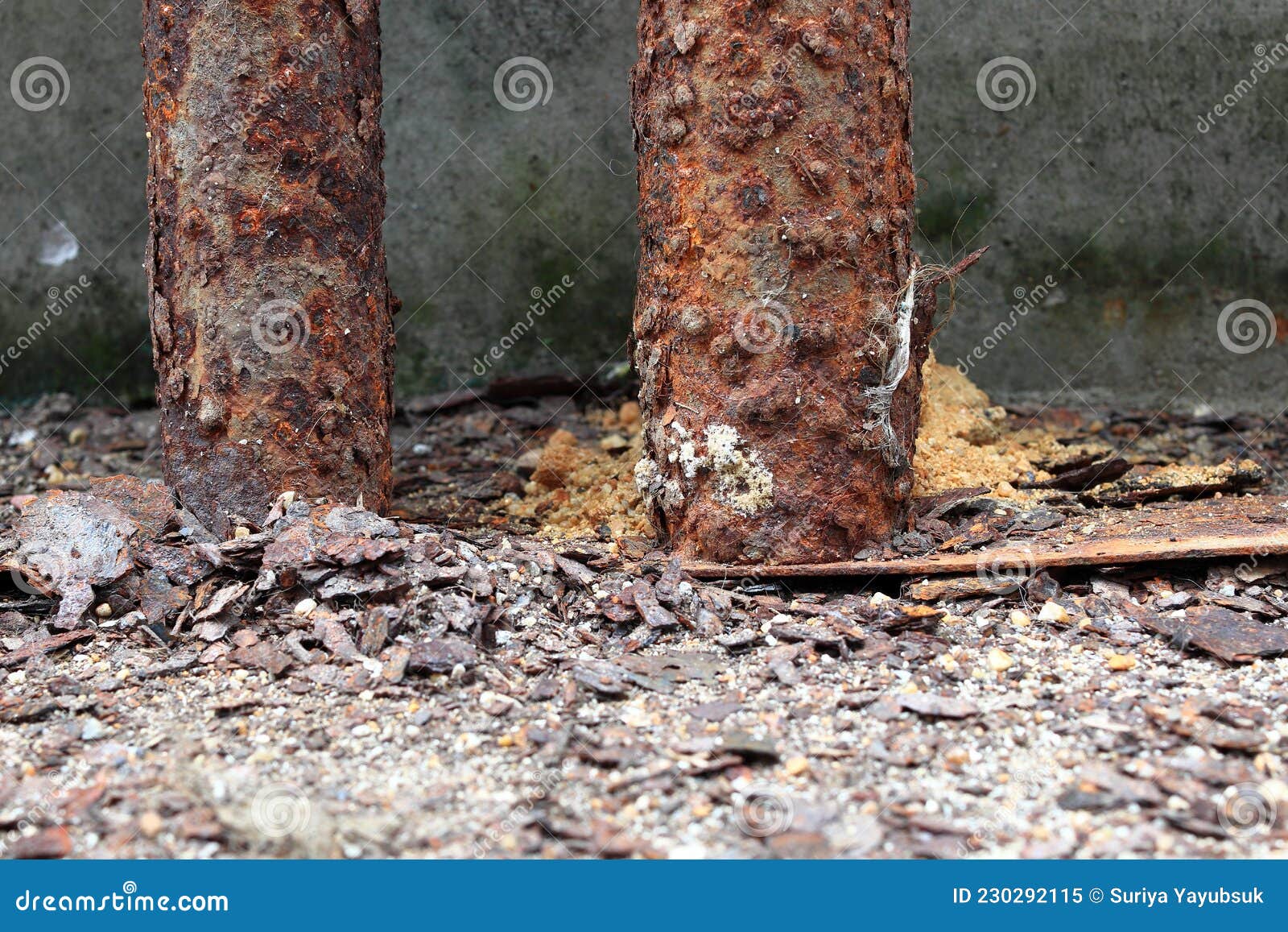 Rust of Metals. Corrosion of Metal. Rust and Corrosion in the Weld ...