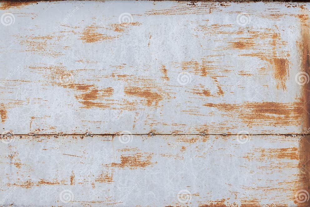 Rust on an Old Wall Background, a RUSTY JOINT or WELDING SEAM. Stock ...