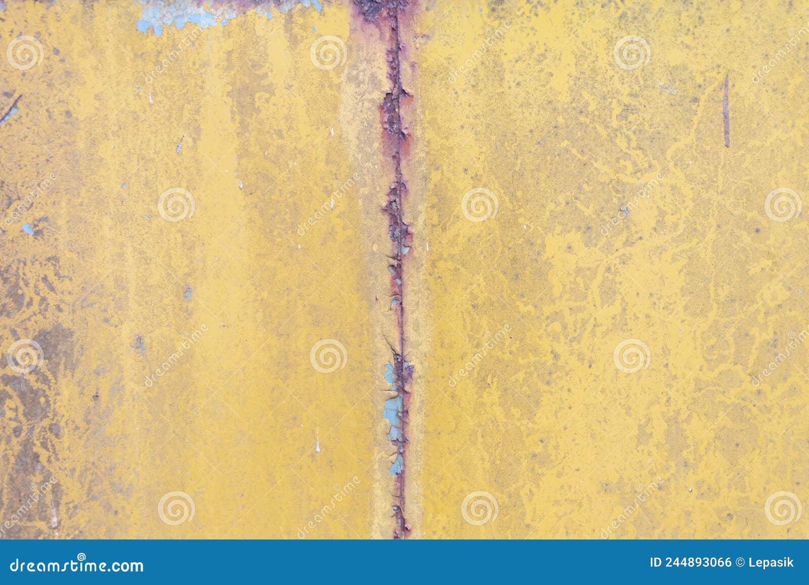 Rust on an Old Wall Background, a RUSTY JOINT or WELDING SEAM. Stock ...