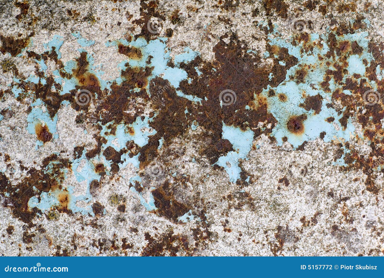 Rust and paint. stock photo. Image of rust, full, peel - 5157772