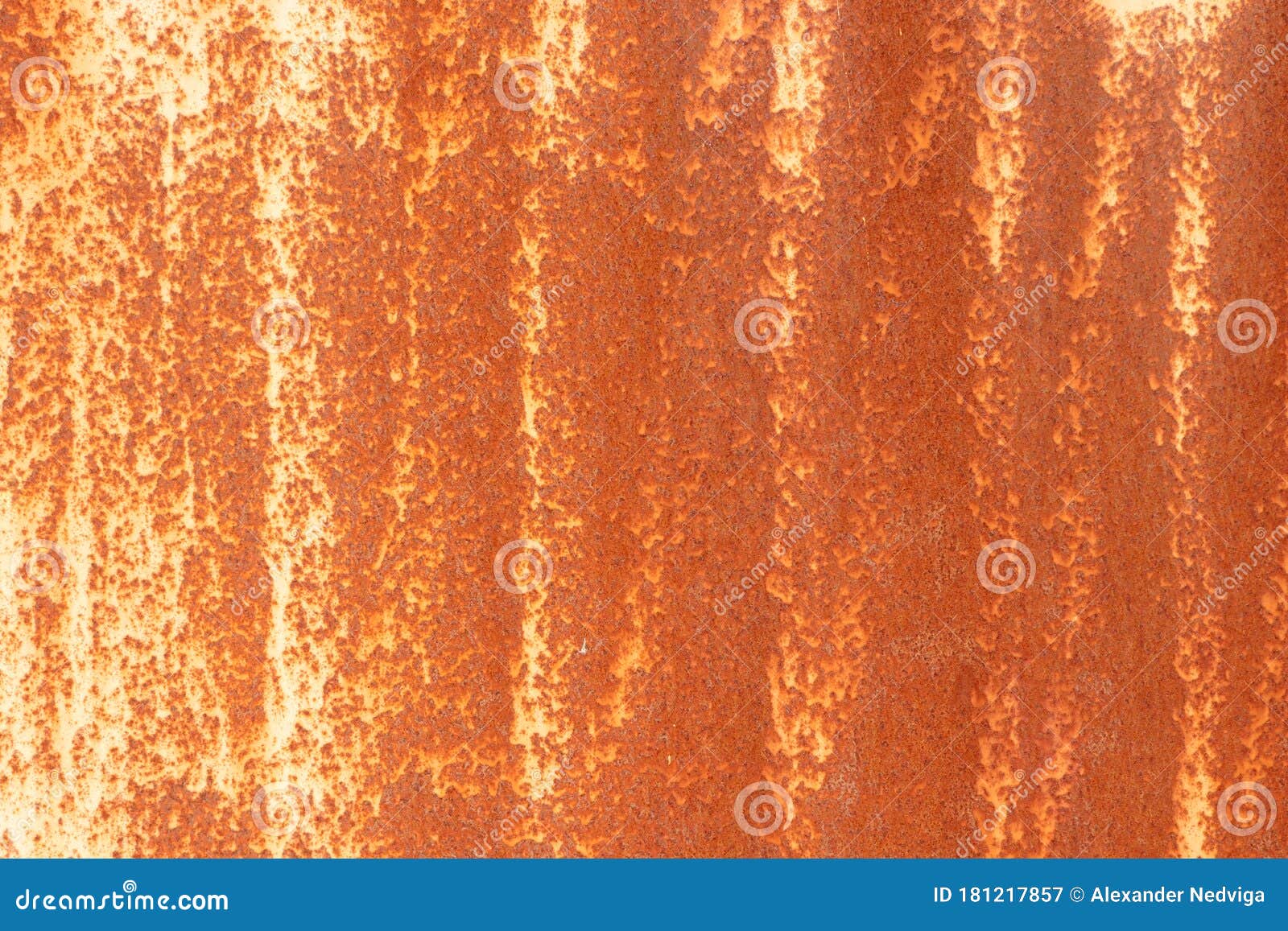 Rust Painted Wall Texture. Corroded Brush Strokes Stock Image - Image ...