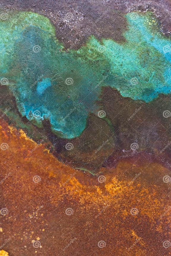 Rust Patina stock image. Image of piece, grunge, green - 13380401