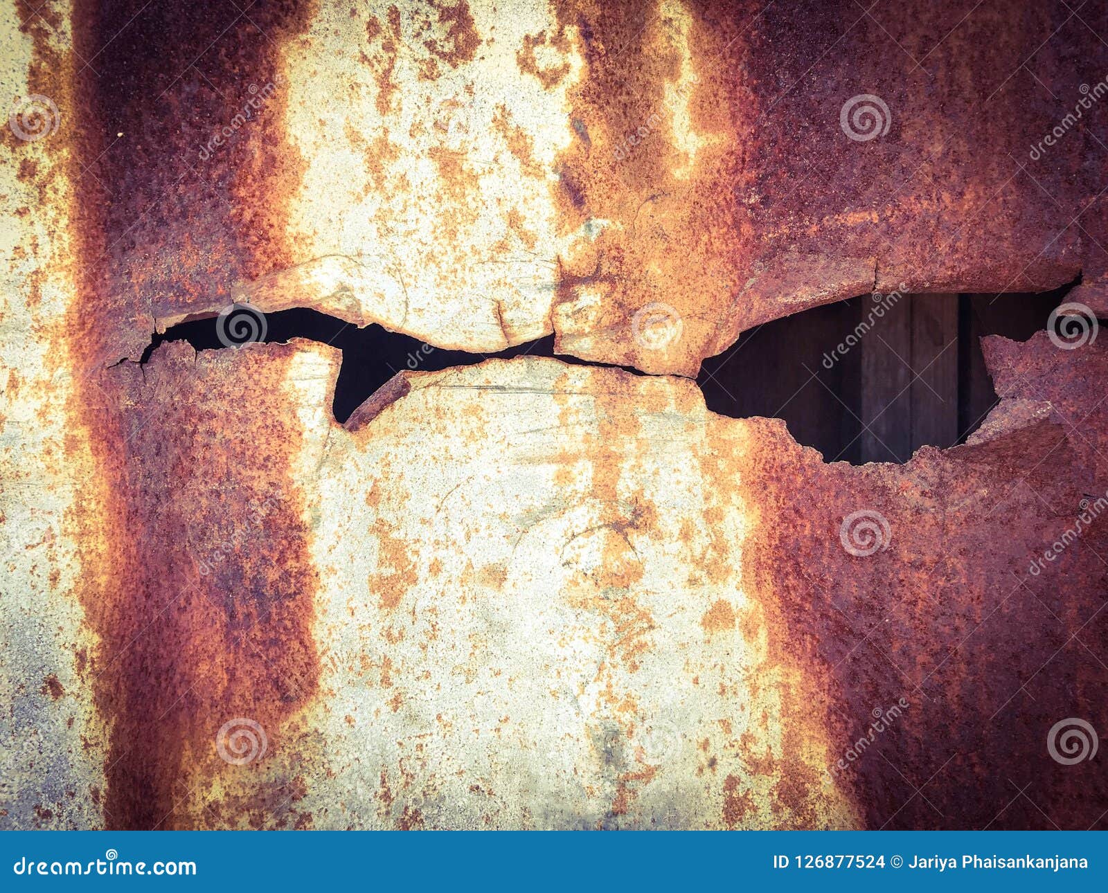 Rust pattern stock photo. Image of zinc, sheet, rust - 126877524