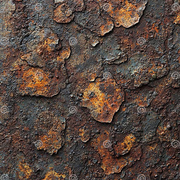 Rust Patterns Create Intriguing Textures Metal Surfaces Captured Earthy ...