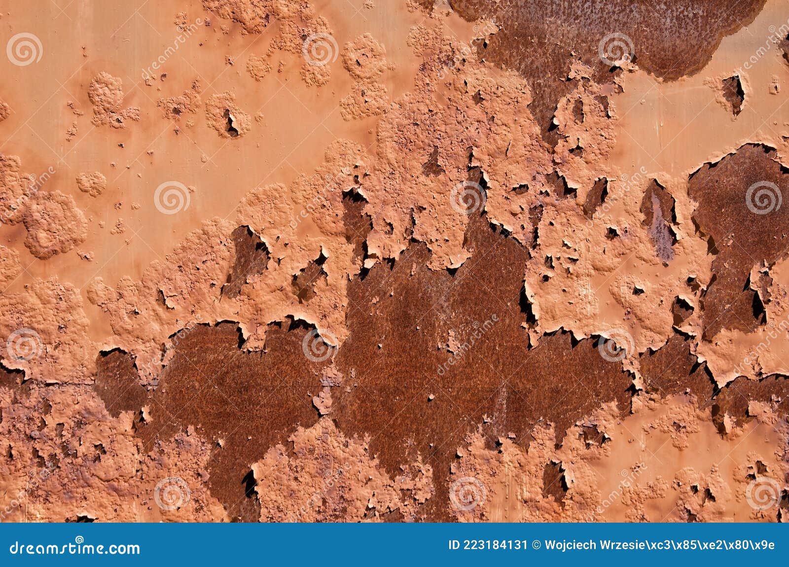 RUST and PEELING PAINT stock image. Image of erosion - 223184131