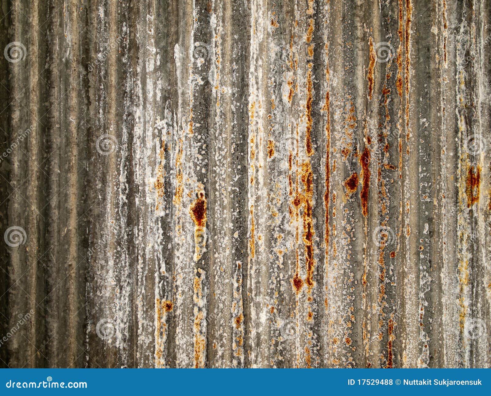 Rust on a piece of zinc stock photo. Image of urban, structure - 17529488