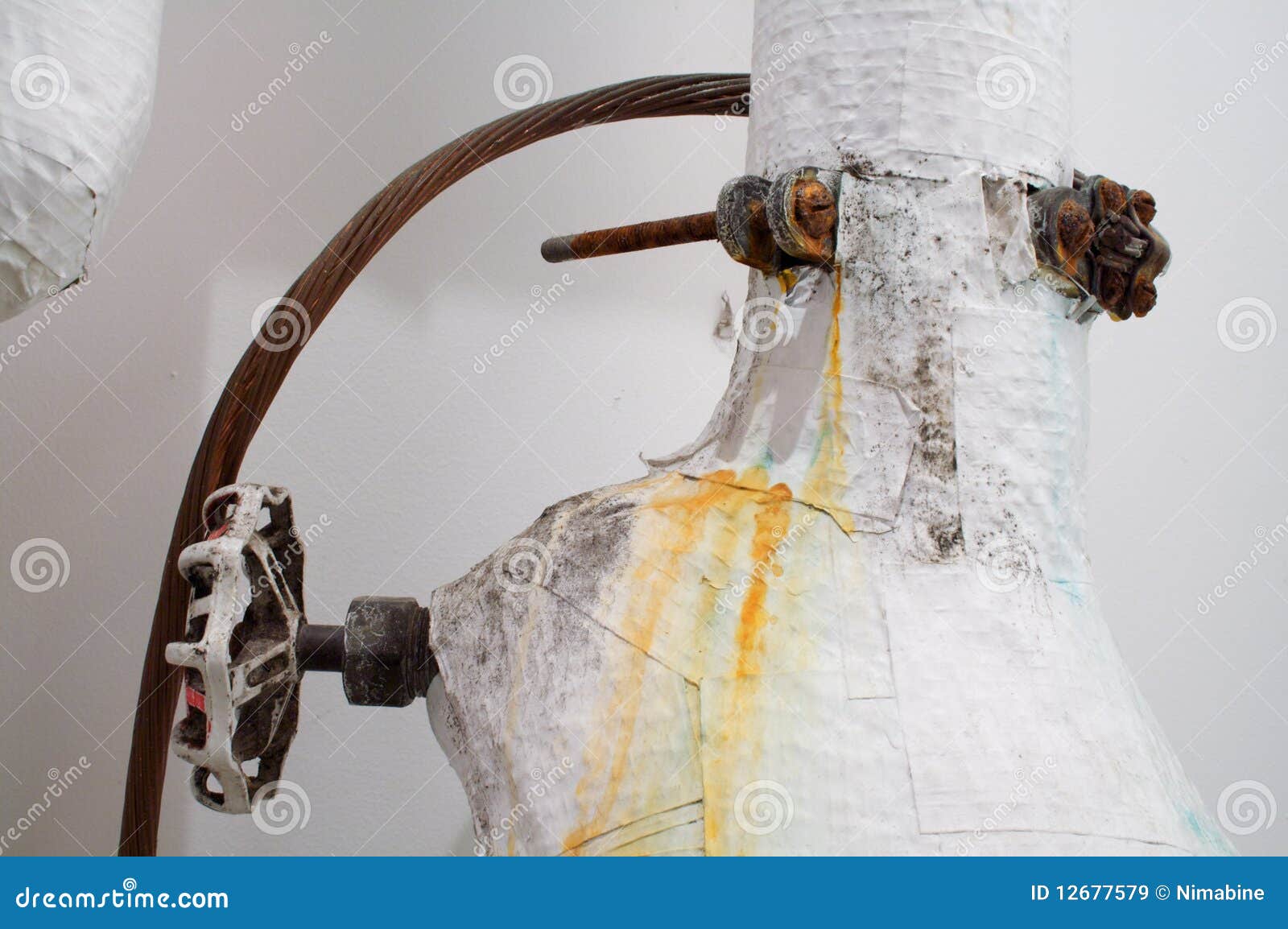 Rust Pipe stock image. Image of shutoff, water, leaky - 12677579