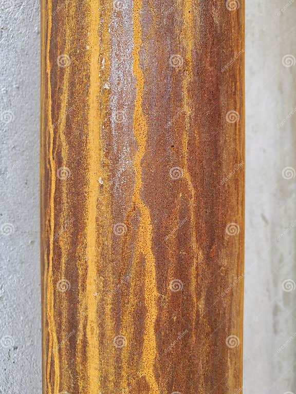 Rust on Pipe Natural Colors Stock Photo - Image of abstract, liquids ...