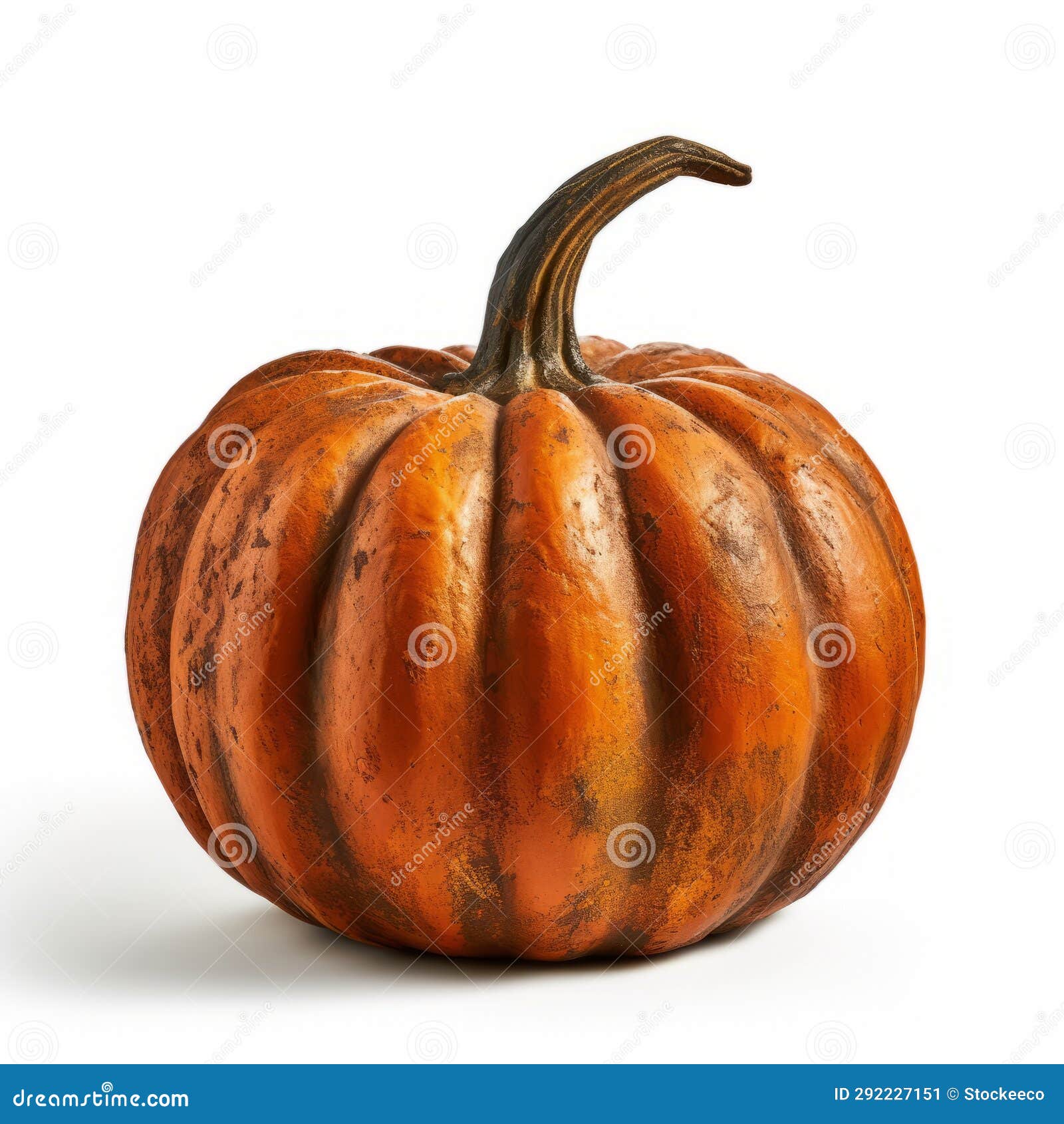Rust Pumpkin Statue: Realistic Texture, Bold Chromaticity, Dark Red and ...