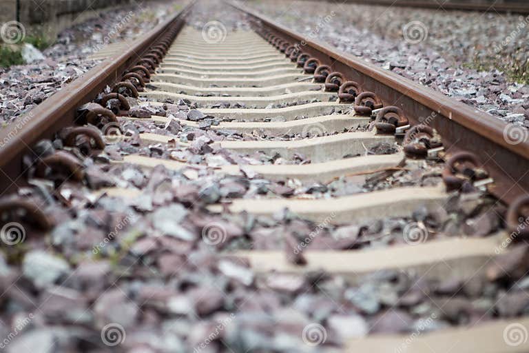 Rust Railroad Tracks Texture Stock Photo - Image of railway, iron ...