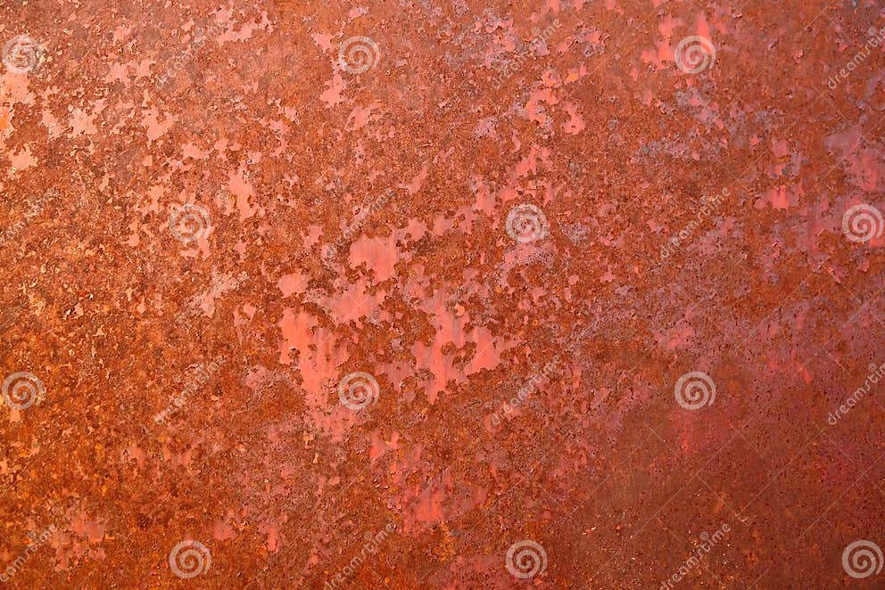 Rust Red Metal Texture Background Stock Image - Image of orange ...
