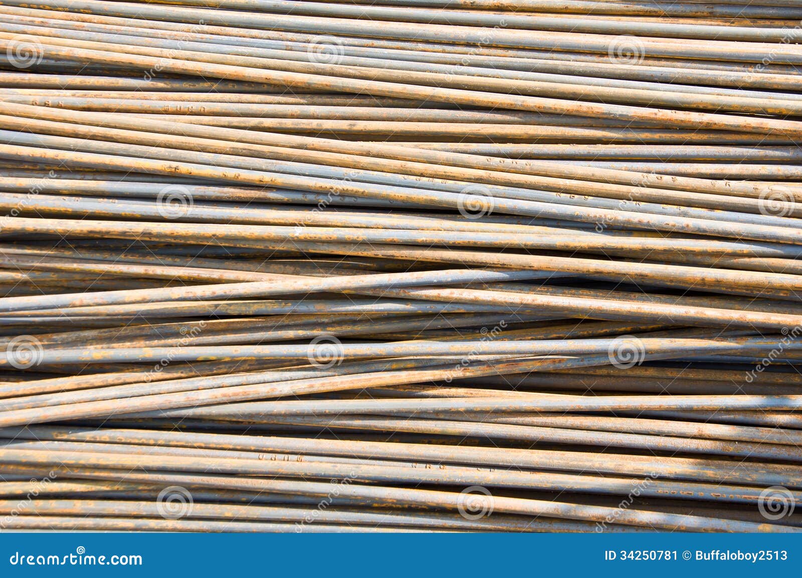 Rust on rod steel stock image. Image of reinforce, converge - 34250781