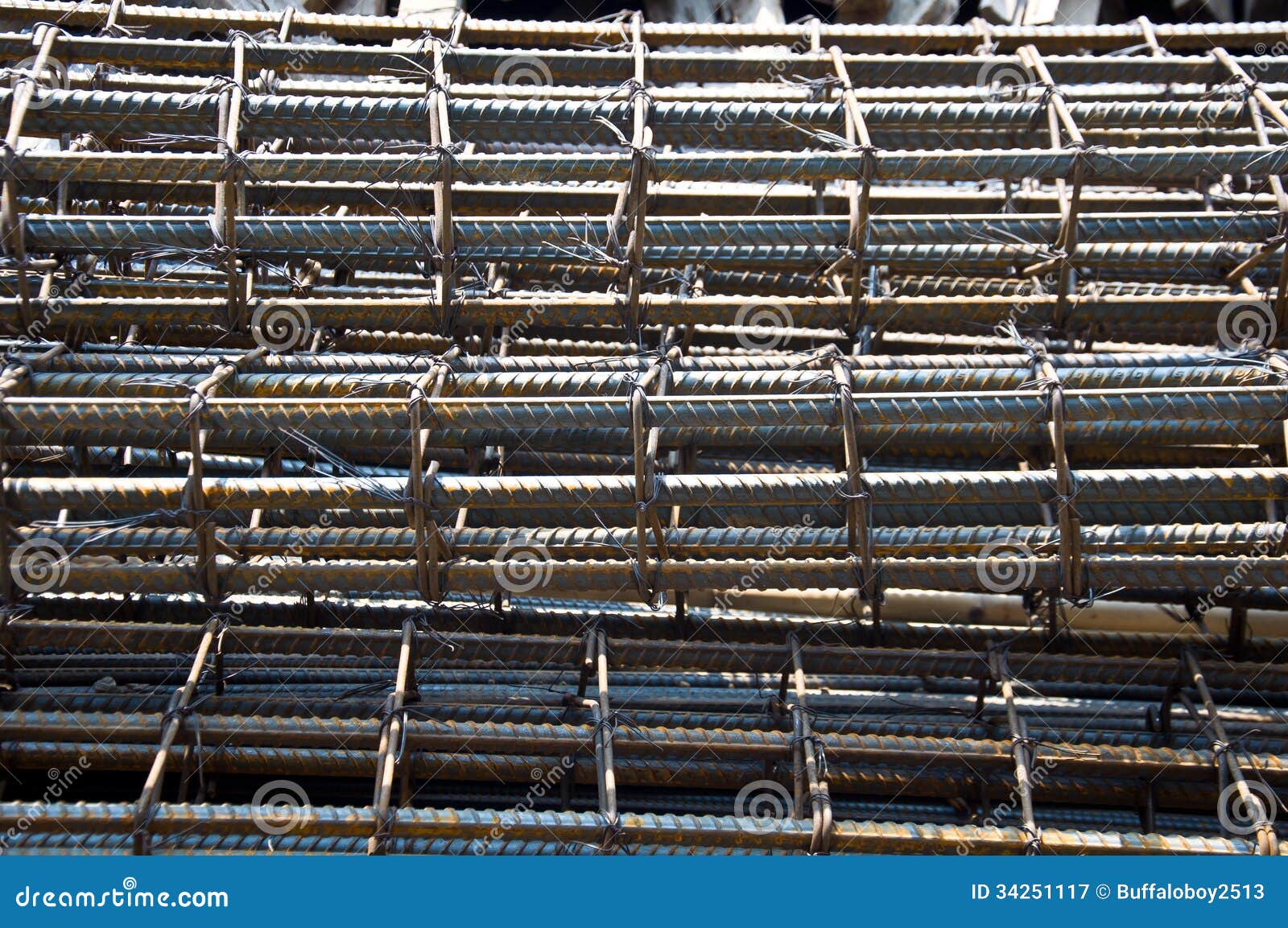 Rust on rod steel stock image. Image of reinforcing, reinforce - 34251117
