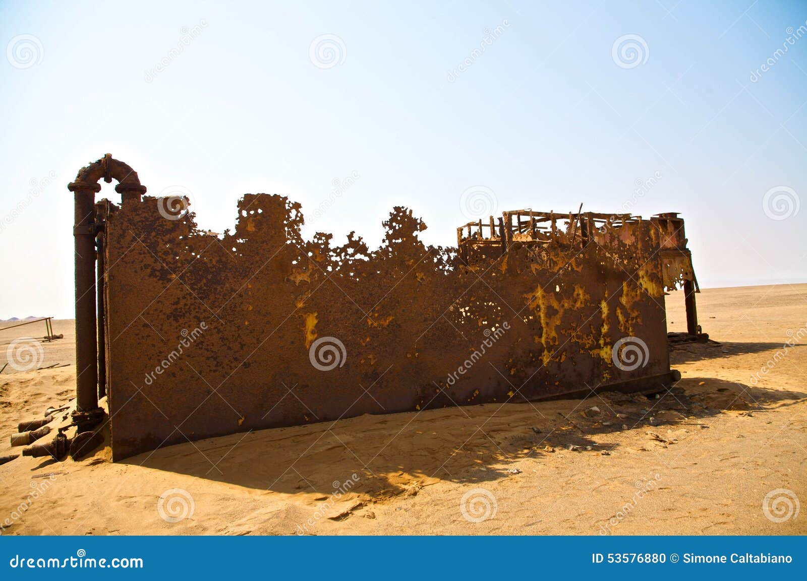 Rust ruins stock photo. Image of tree, desert, world - 53576880