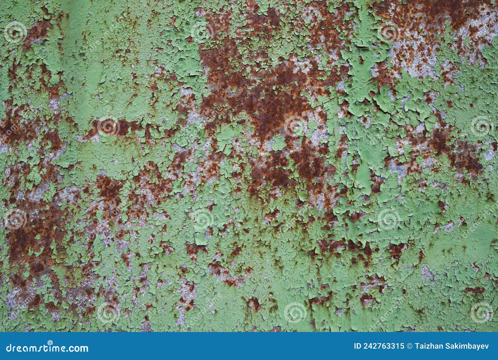 Rust and Scratched Paint on Metal. Texture Background Stock Image ...