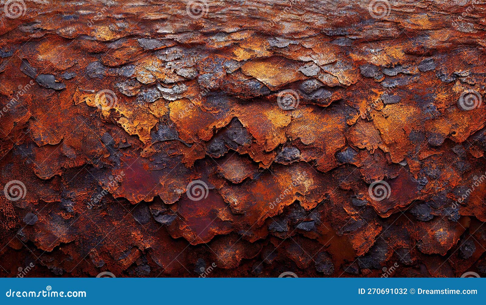Rust, Scuff and Shabbiness on Metal Texture. Stock Illustration ...
