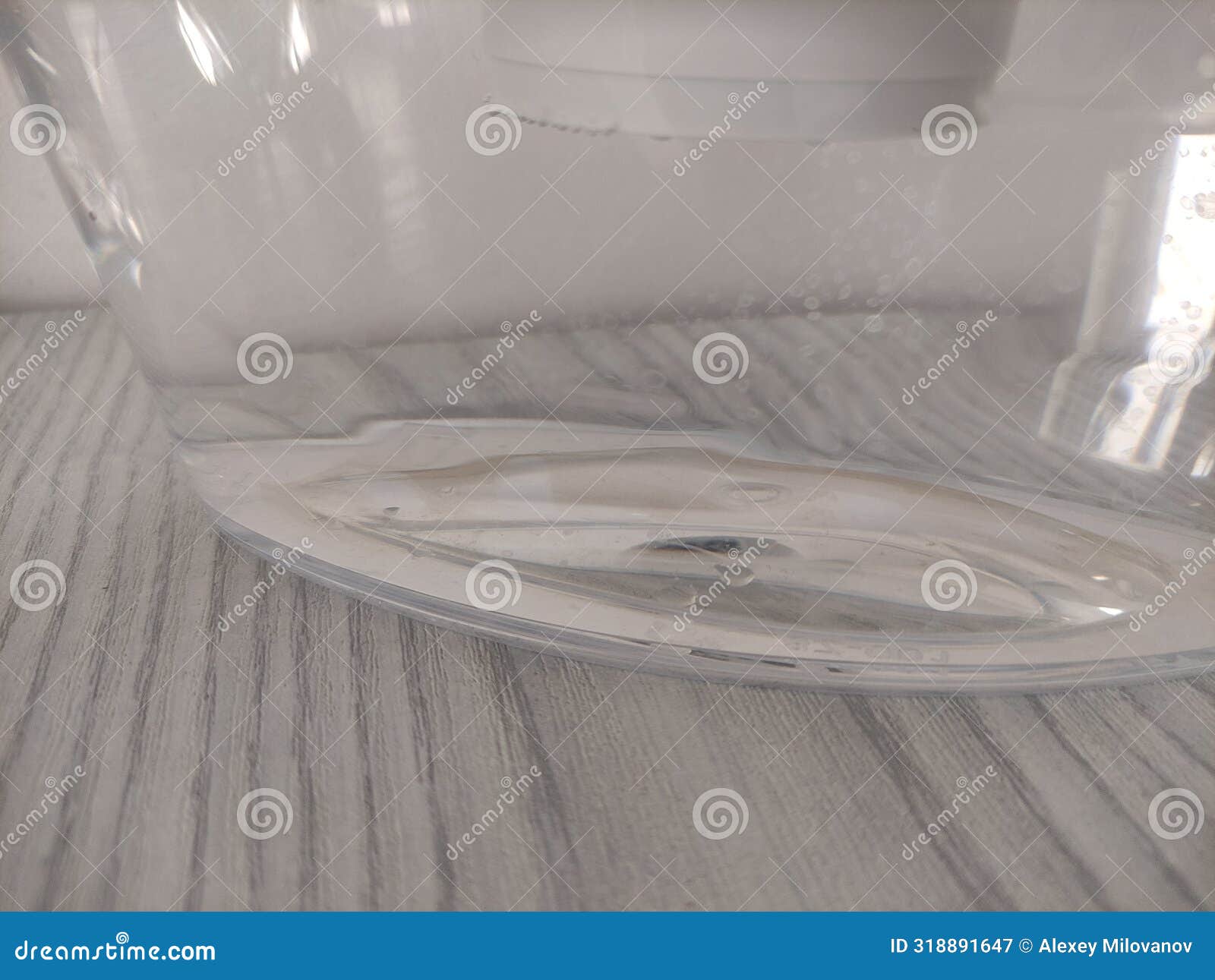 Rust Sediment at the Bottom of the Filter Water Jug Stock Image - Image ...