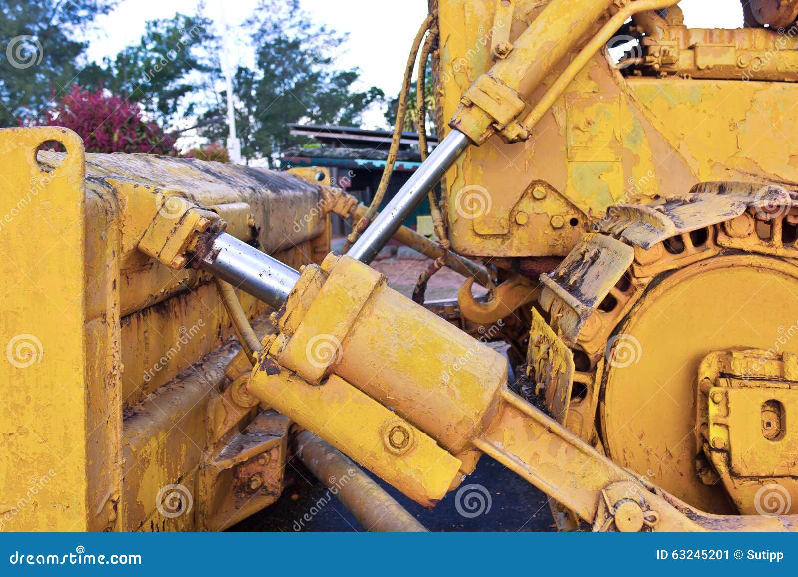 Rust on shock absorber stock image. Image of antique - 63245201