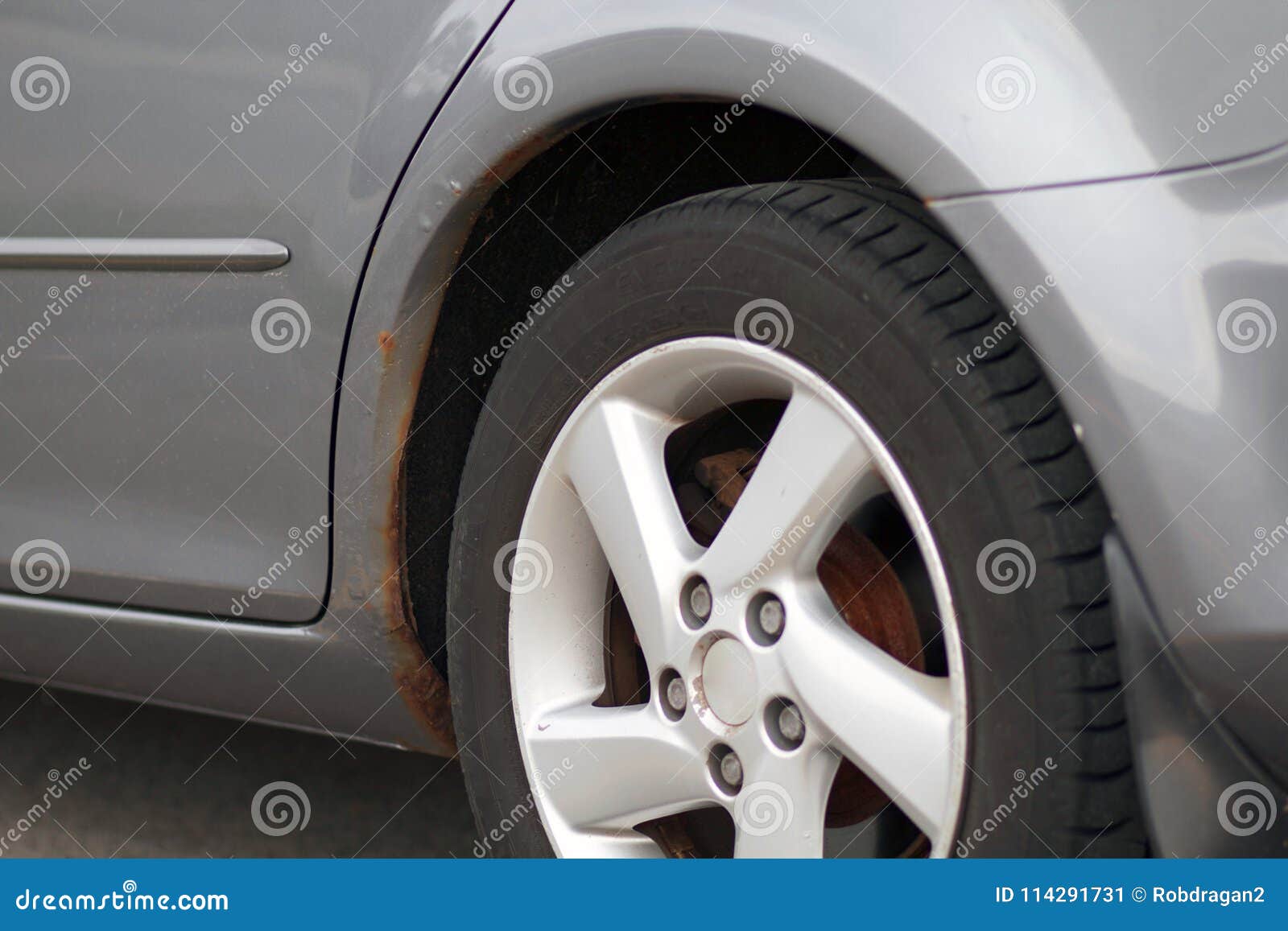 Rust on a modern car stock image. Image of close, rust - 114291731