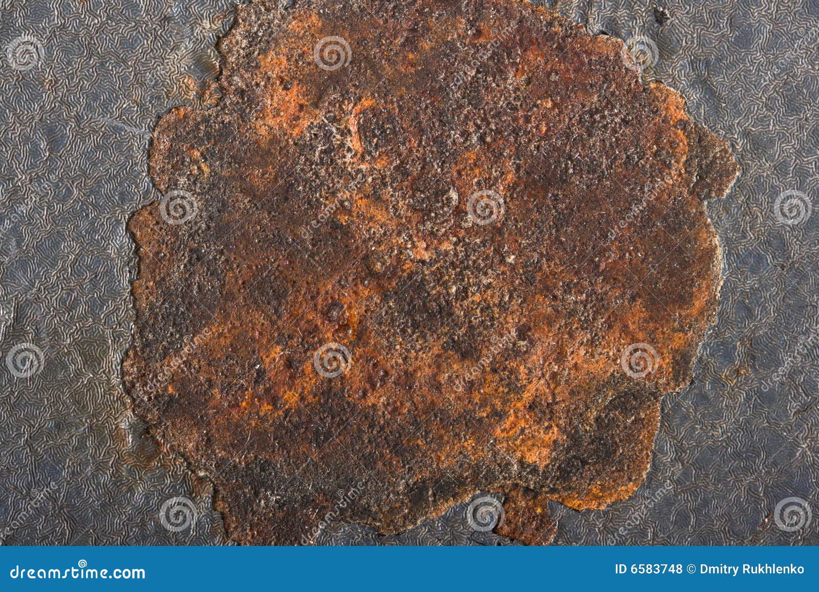 Rust spot on metal texture stock photo. Image of weathered - 6583748