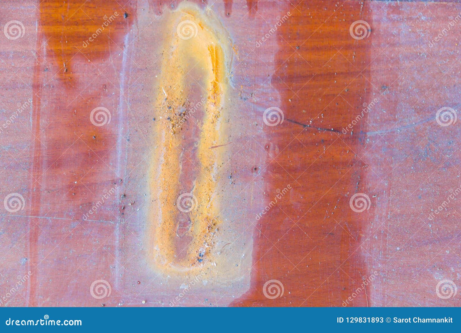 Rust Stain and Dust with Grime Stock Image - Image of grunge, wooden ...