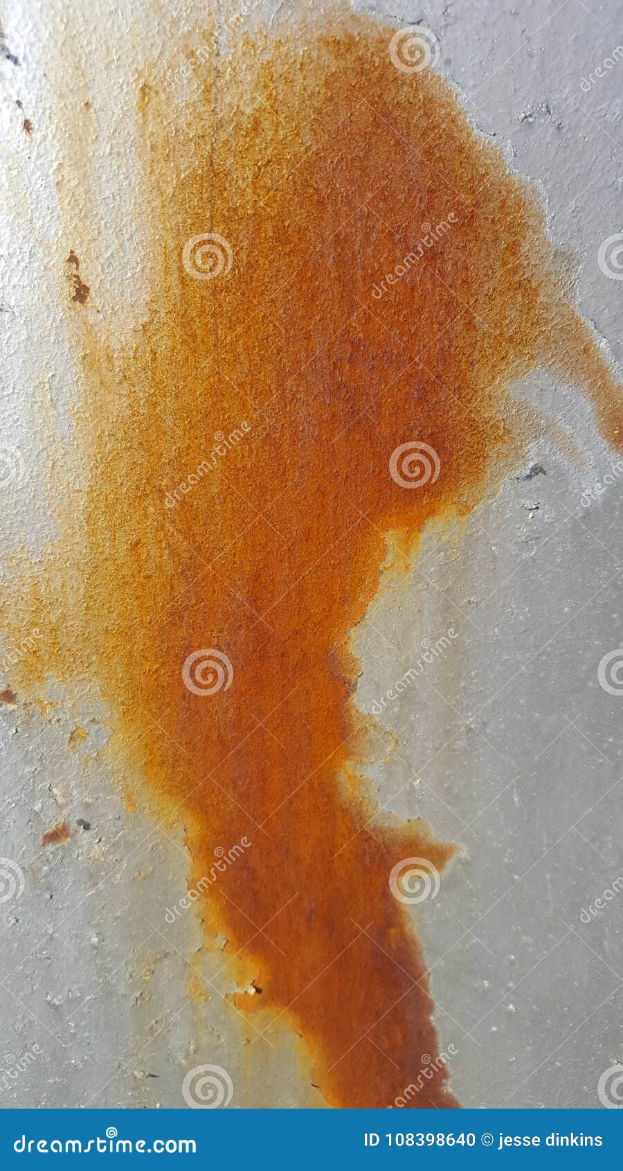 Rust stain stock photo. Image of rusty, stain, metal - 108398640
