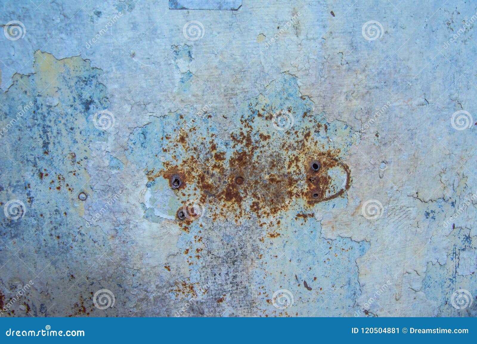 Rust Stain with Old Wood Texture Background Stock Image - Image of ...