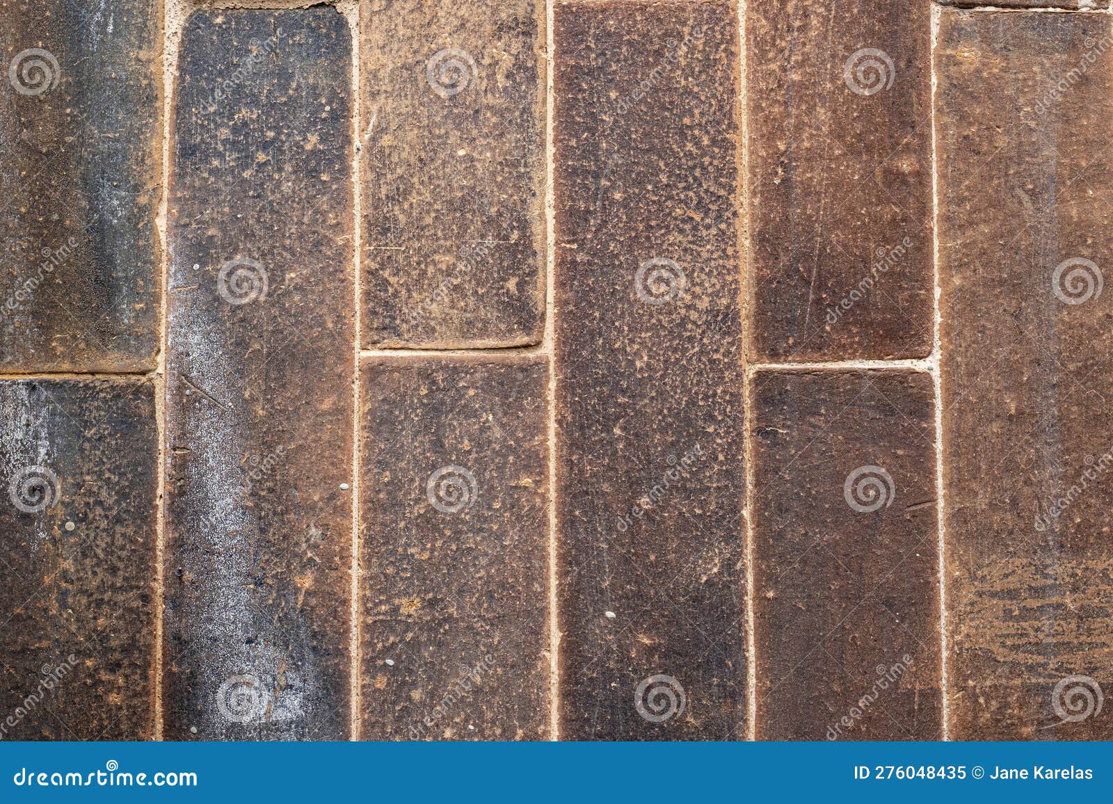 Rust Stained Fake Brick Wall Texture Stock Image - Image of paint, dark ...