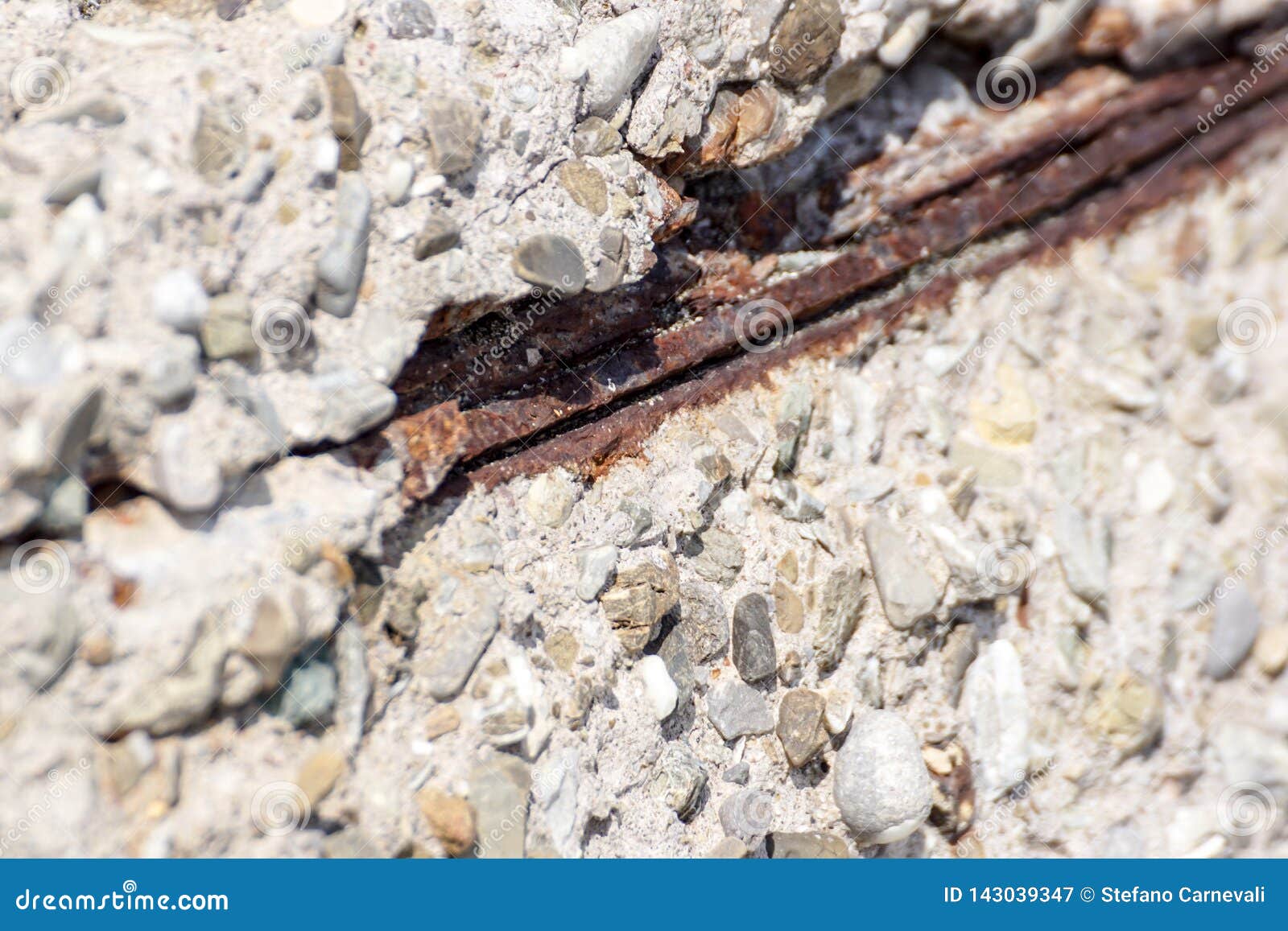 Rust Stains on Concrete Surface . Texture of Old Gray Concrete Wall for ...