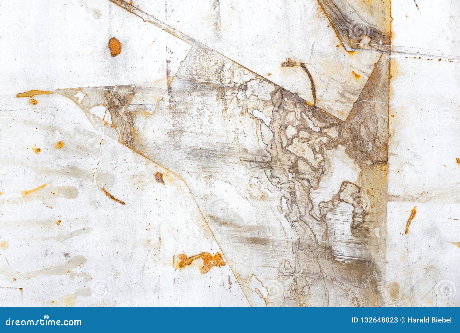 Rust Stains on an Iron Surface Stock Image - Image of rust, texture ...