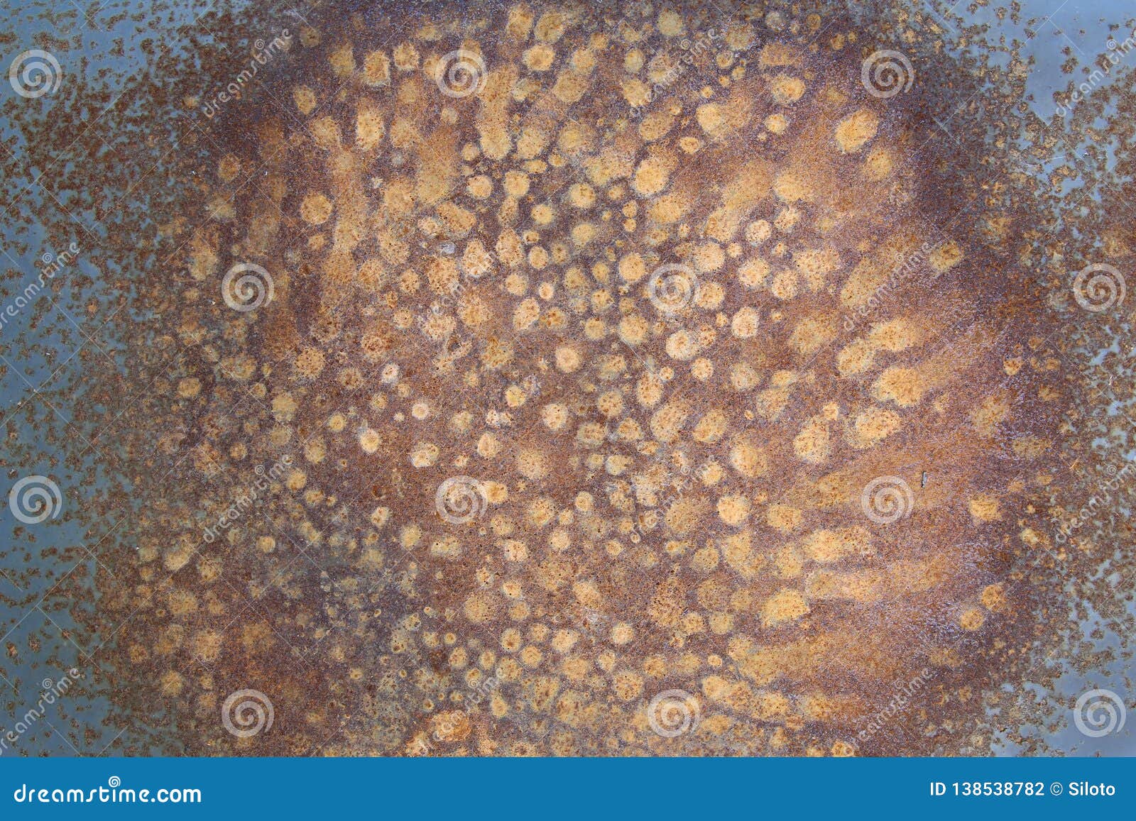 Rust Stains on the Metal Surface Stock Photo - Image of metal, iron ...
