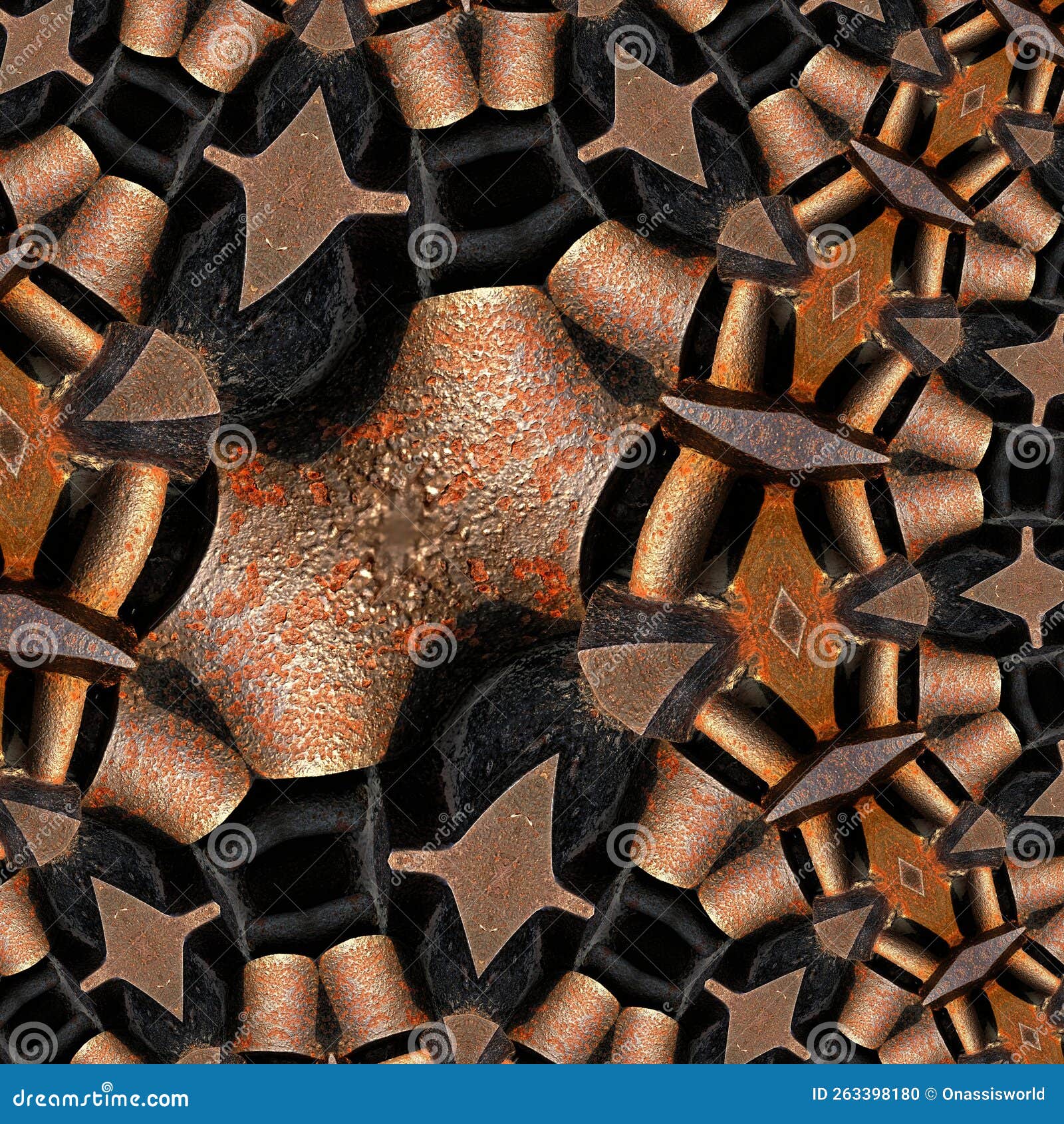 Rust Stars Abstract Shapes Blurs Backgrounds Stock Illustration ...