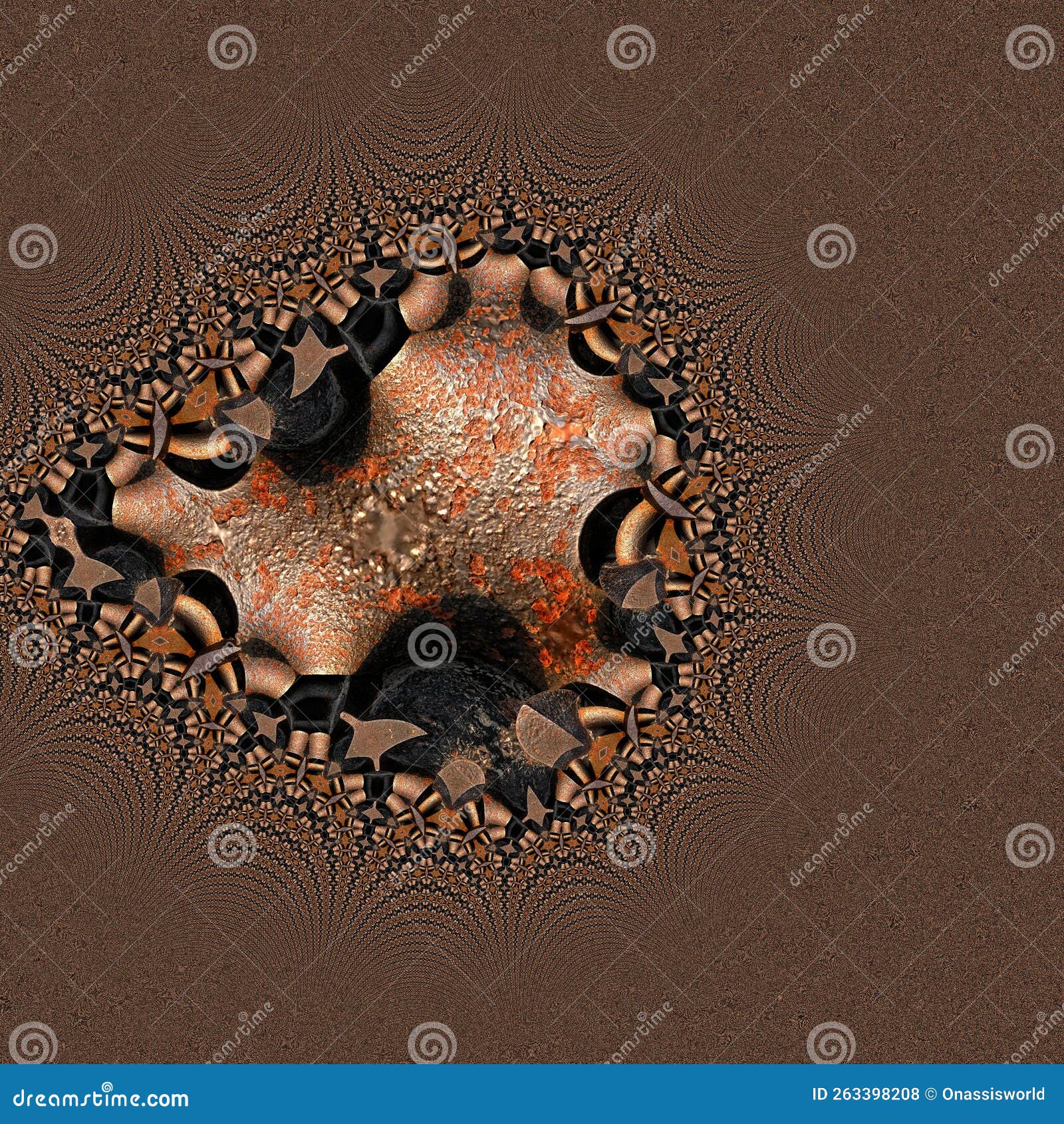 Rust Stars Abstract Shapes Blurs Backgrounds Stock Illustration ...