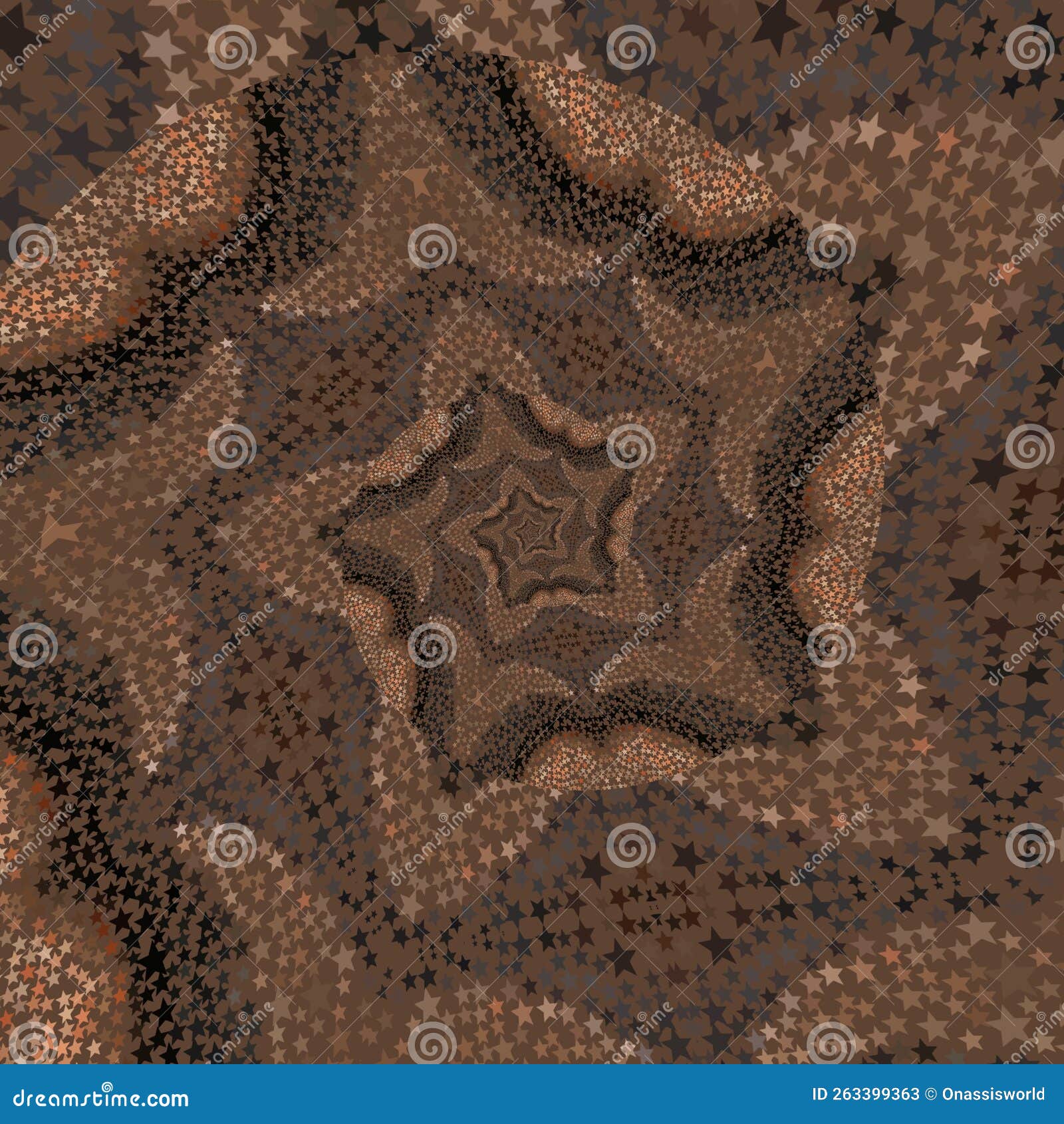 Rust Stars Abstract Shapes Blurs Backgrounds Stock Illustration ...