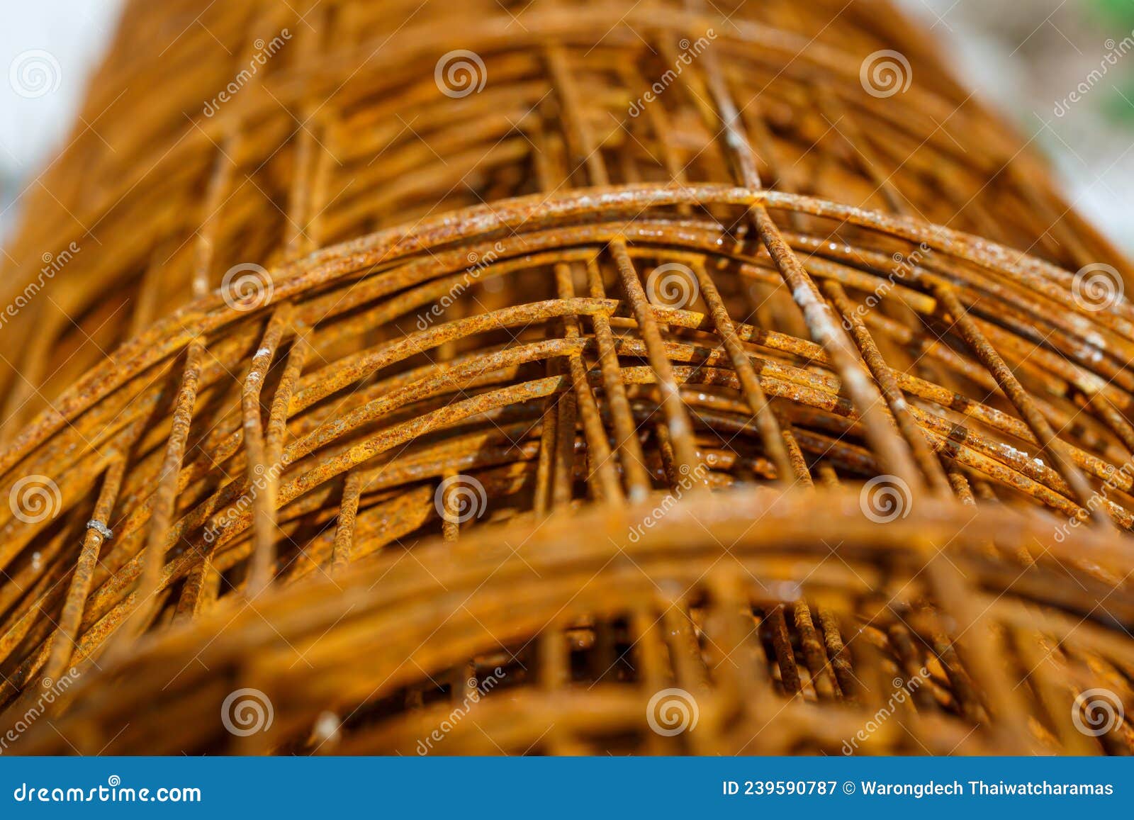 Rust of Steel Bars Construction Materials Stock Image - Image of ...