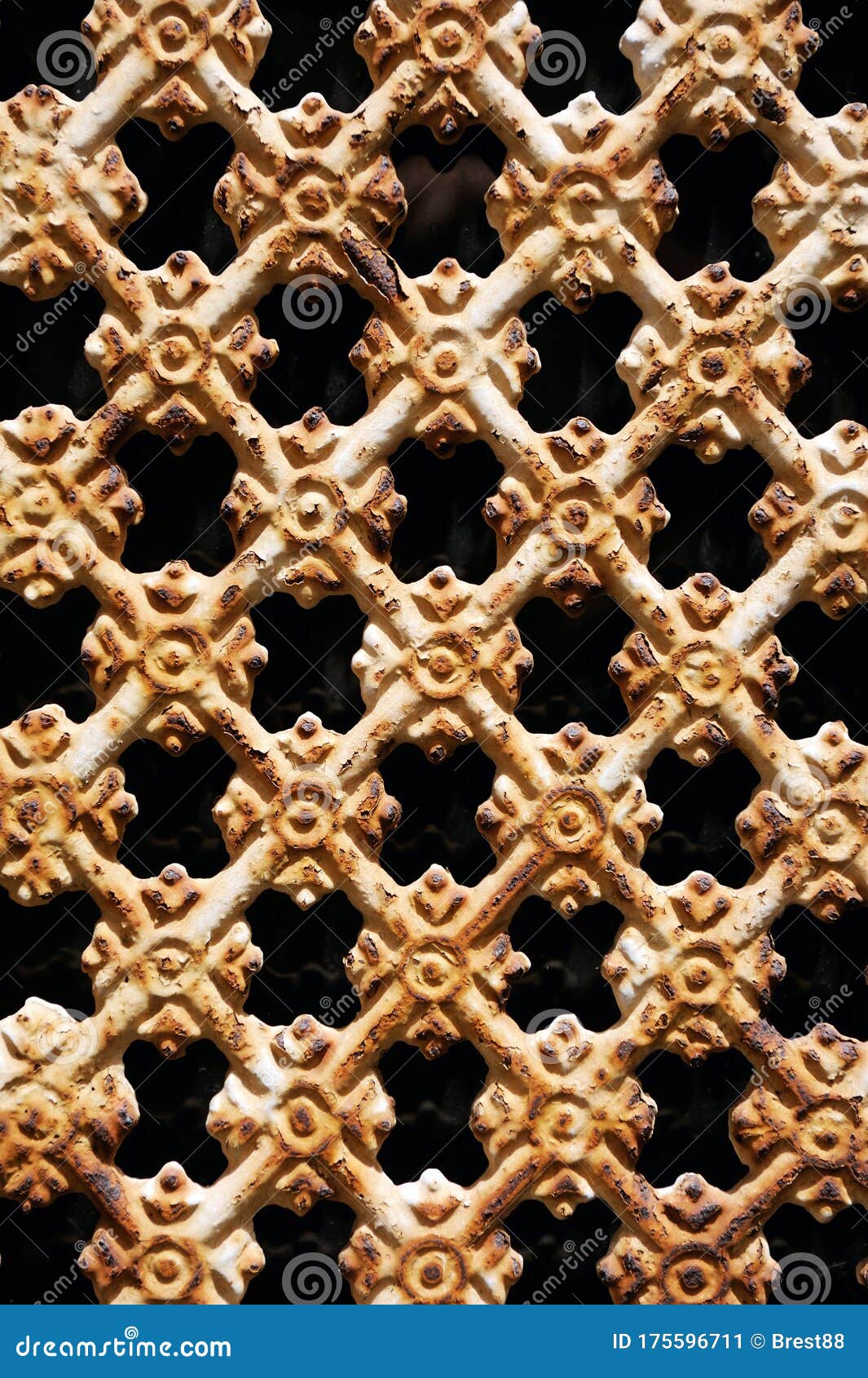 Rust Steel Grating Background & Texture Stock Image - Image of hole ...