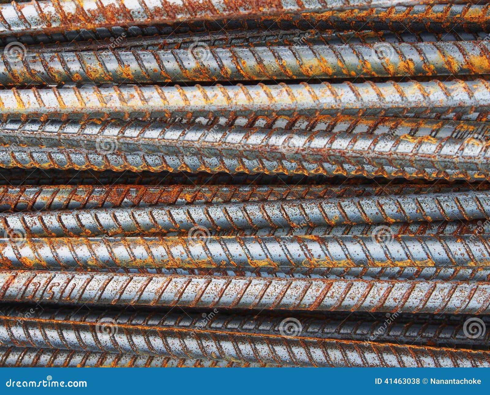 Rust steel rods stock photo. Image of corrosive, pole - 41463038
