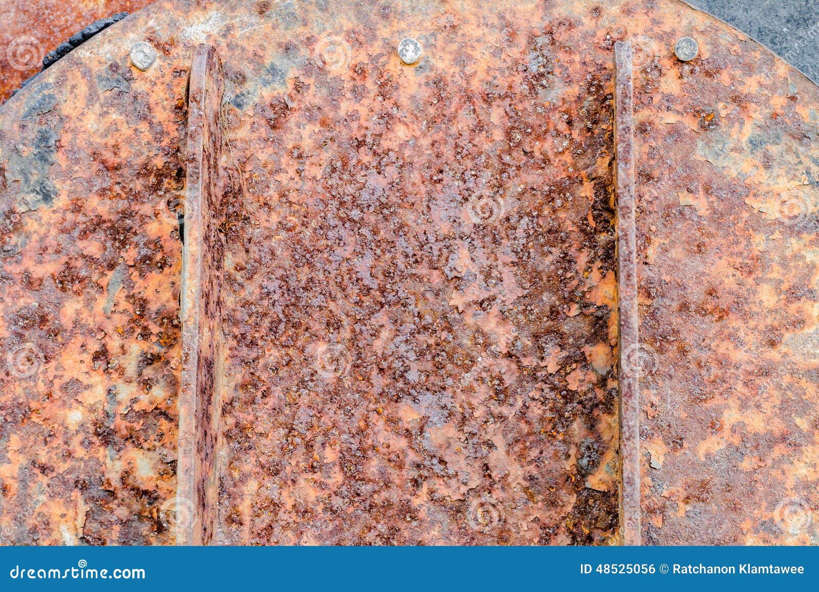 Rust on steel stock photo. Image of design, rusty, texture - 48525056