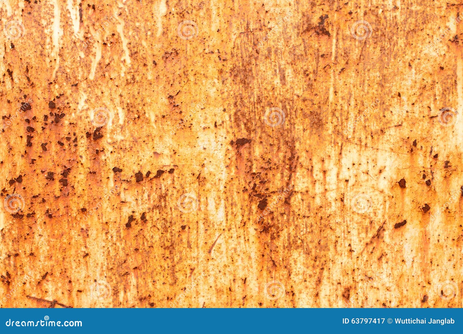 Rust on Steel Wall Background Stock Image - Image of background ...