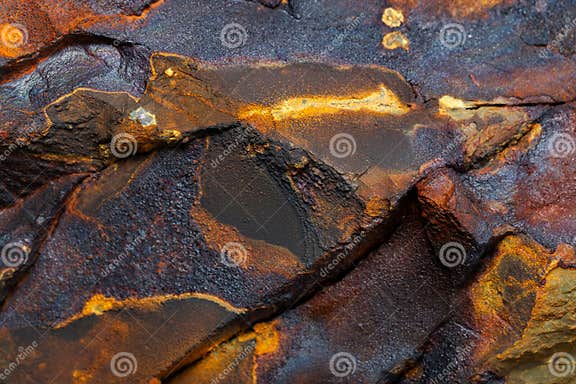 Rust Stone Wall Stone Texture Image Use for Backgrounds or Textures ...