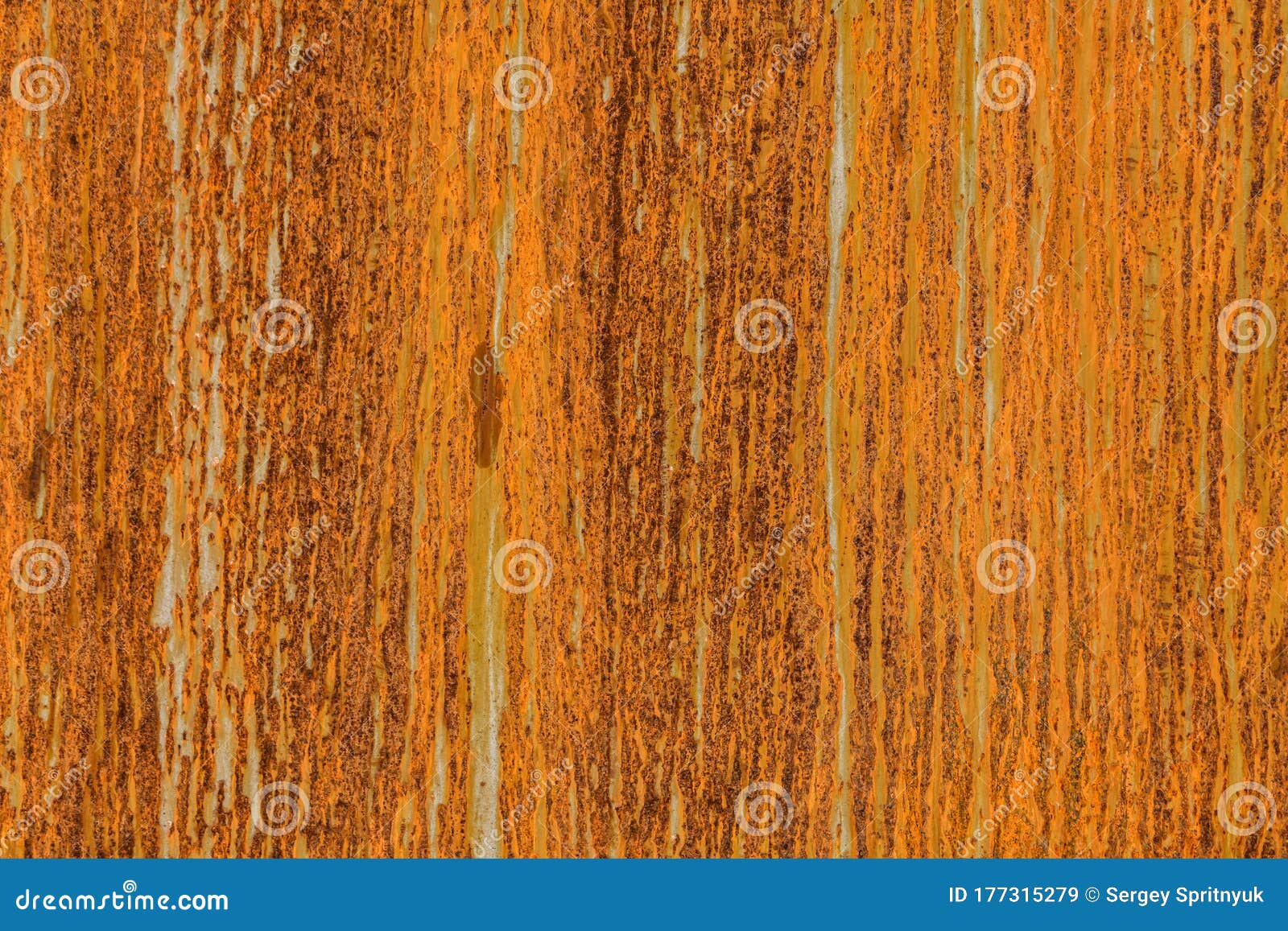 Rust Streaks on the Metal Surface Stock Image - Image of rough, texture ...